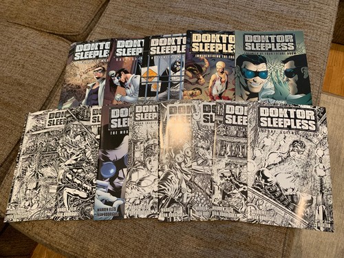 DOKTOR SLEEPLESS #1-13 Complete /Rare Wrap Sketch Covers Comics Doctor ...