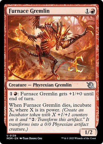 FURNACE GREMLIN x4 mtg NM-M March of The Machine 4 Unc | eBay