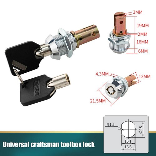 Universal craftsman toolbox lock American tool cabinet linkage drawer ...