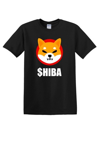 Shiba Inu $ Black T-Shirt Tee, Crypto,meme coin, Shib Coin ARMY | eBay