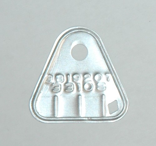 1962 3310S UNDATED D2 E2 F2 G2 DATED CARTER AFB TAGS CORVETTE CHEVY 327 ...