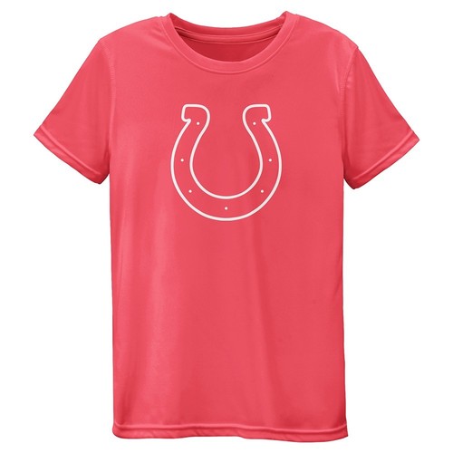 Indianapolis Colts Outerstuff NFL Girls Pink Neon Pink Performance T ...
