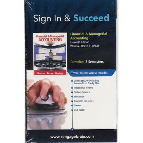 Sign In & Succeed ACCESS CARD for Warren's Financial & Managerial ...