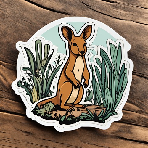 Ozzy Wallaby Sticker 3x3” | eBay