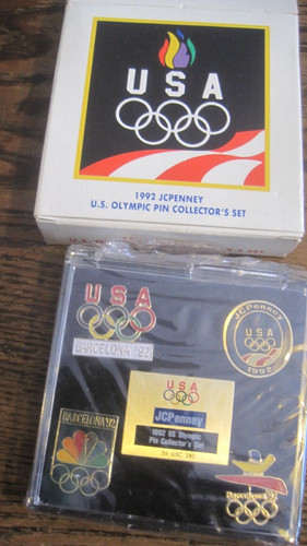 VTG SEALED 1992 JC Penny Olympic Pins /Tacs/ Brooch Unopened Set of 5 ...