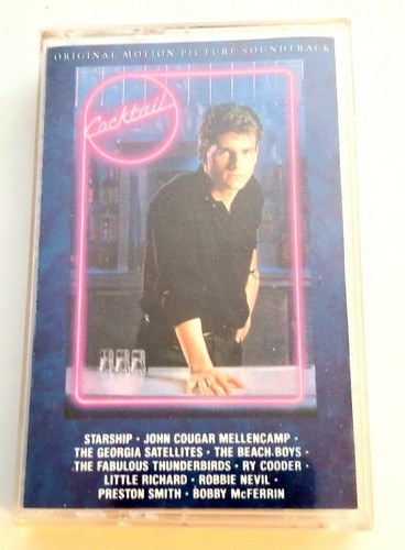 Cocktail Original Motion Picture Soundtrack. Cassette Tape. Music Album ...