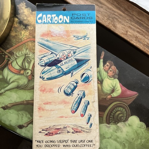 Vintage Crest- Craft Cartoon Post Cards Airforce Military Humor 8 Cards ...