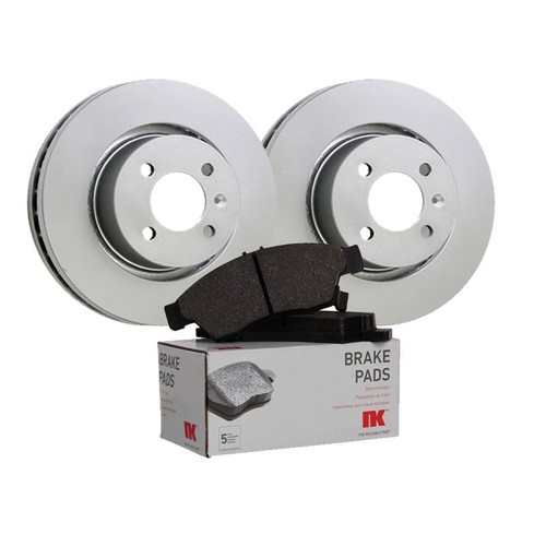 NK Front Brake Discs and Pad Set for Kia Ceed CVVT 1.6 Nov 2014 to Nov ...