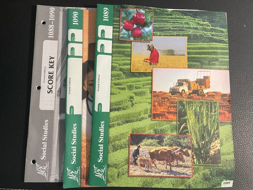 ACE Paces: Social Studies (1089-1090) with Score Key | eBay