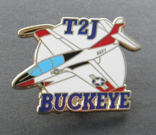 BUCKEYE T-2 J USN USMC TRAINER AIRCRAFT LAPEL PIN BADGE 1.5 INCHES | eBay