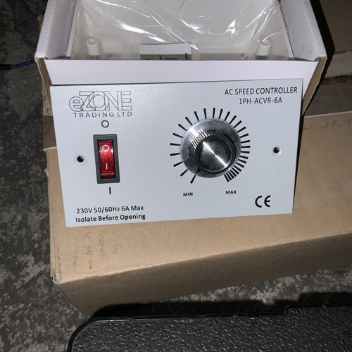 Extractor Fan Speed Controller 6A 230V Restaurant Warehouse Building ...