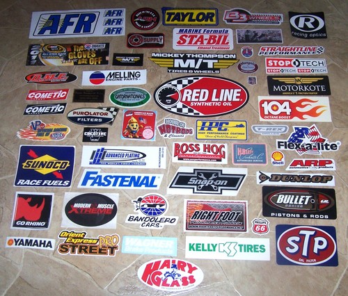 Lot Of Racing & Performance Company - Stickers NHRA NASCAR Hot Rod INDY ...