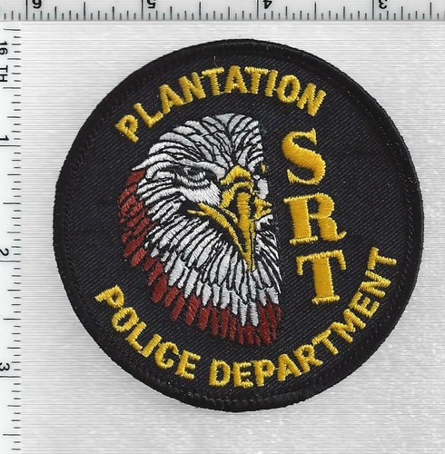 Plantation Police (Florida) 1st Issue SRT Shoulder Patch | eBay