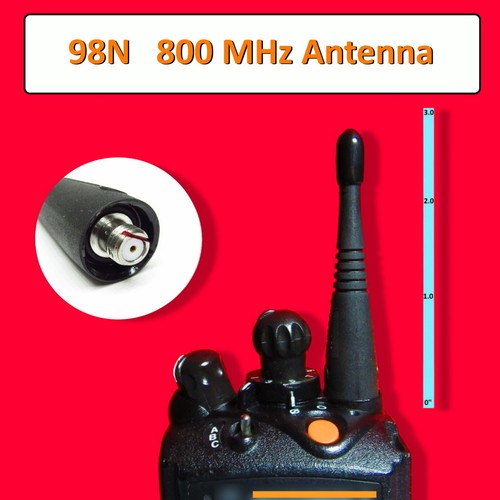 98N Tuned 800 MHz Antenna for Motorola APX7000 MTS2000 MTX8000 VISAR ...