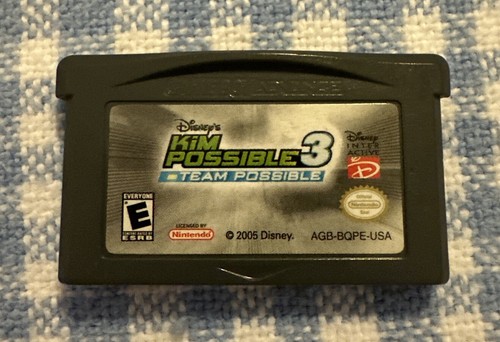 Nintendo GBA Kim Possible 3: Team Possible (2005) cartridge only | eBay