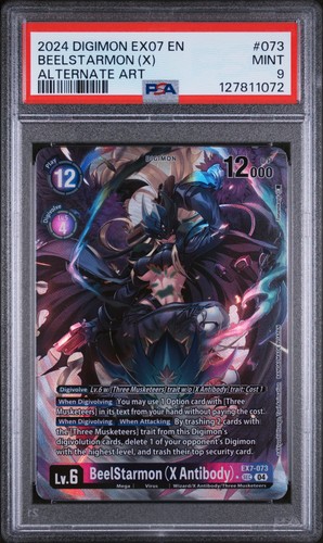 2024 Digimon Ex07 Booster Digimon Liberator Beelstarmon (X) Alternate ...