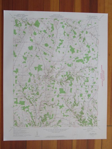 Ash Ridge Ohio 1962 Original Vintage USGS Topo Map | eBay
