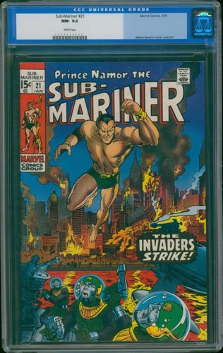 Sub-Mariner #21 (Marvel, 1970) CGC 9.2 | eBay