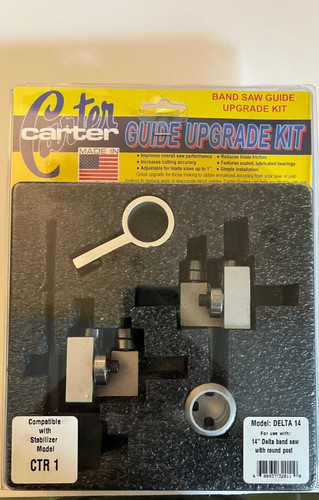 CARTER BANDSAW GUIDE UPGRADE SET DELTA 14 FOR 14" DELTA BANDSAWS WITH ...