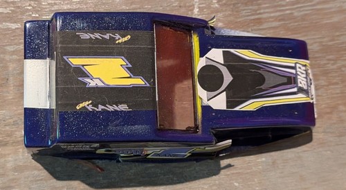 1/32 Painted #1 UMP Dirt Modified Fits Womp Chassis Lexan Slot Car Body ...