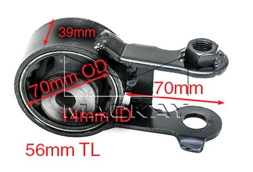 Mackay Engine Mount for Toyota Yaris NCP90R 1.3L I4 Auto Rear A6213 ...