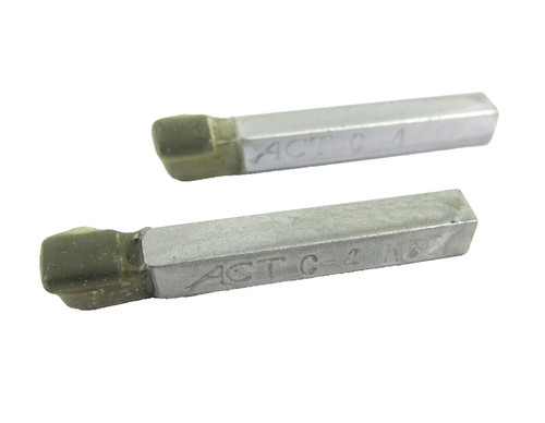 2pcs ACT C-4 K68 Grade Carbide Brazed Lathe Tool Bits Square Nose 1/4" Shank | eBay