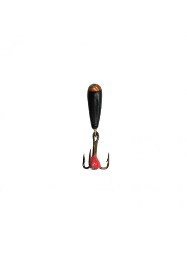 Tungsten Oatfish Lure "Devil" 1.05g – Handmade Winter Jig, Sharp Hook ...