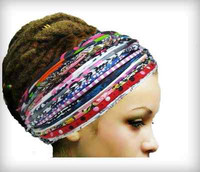 Gypsy Hippie Yoga Headband Chemo Headwear Wide Head Wrap Turban ...
