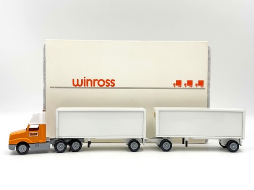 1/64 Winross Truck Semi Yellow Doubles A128 | eBay