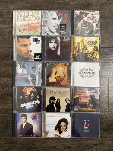 Pop Cd Lot Of 15 Nelly Furtado, New Kids on the Block, Vanessa Hudgens ...