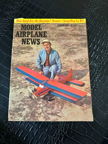FEBRUARY 1957 MODEL AIRPLANE NEWS aviation model magazine | eBay