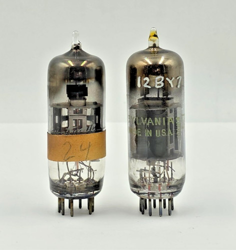 12BY7 / 12BV7 2 Tubes New (New Old Stock) Test New 1 Year Warranty ...