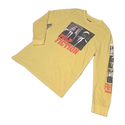 Pulp Fiction Shirt Men's Medium Vincent Jules Tarantino Yellow Long ...