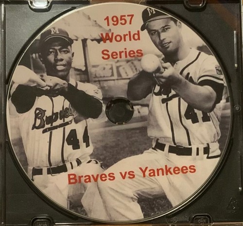 1957 World Series Milwaukee Braves vs New York Yankees Warren Spahn ...