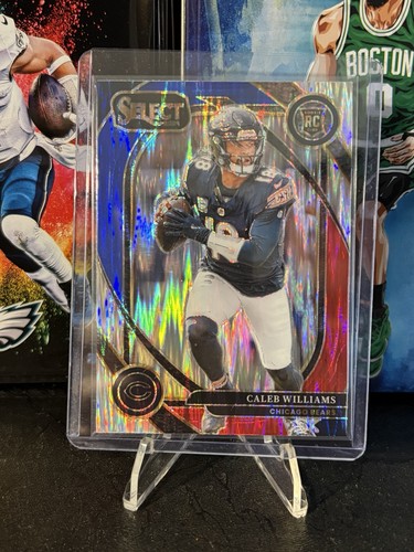 2024 Panini Select Caleb Williams Red White And Blue Prizm Club Level ...