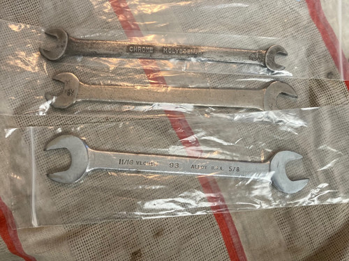 VLCHEK tappet wrench set of (3) [N° 90, 92, & 93] SAE made-in-USA ...