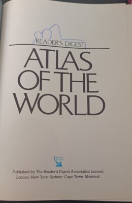 Readers Digest World Atlas in Maps & Atlases for sale | eBay