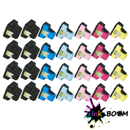 28 Ink Cartridge Replace For HP 02XL Photosmart C7280 C8180 3310 C5140 ...