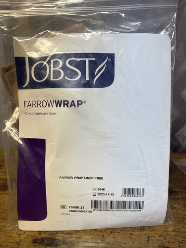 2 JOBST Farrow Wrap Liners Knee Non Compressive Farrowwrap 76666-21 ...