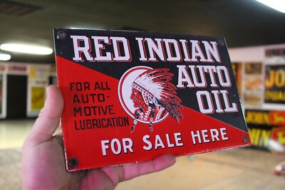 Indian Gas Sign In Collectible Gas & Oil Advertising Signs for sale | eBay