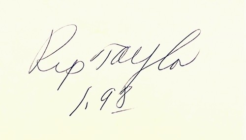 Rip Taylor Autograph - Actor, Comedian And Host Of The $1.98 Beauty ...
