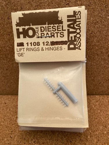 Detail Associates 1108 HO Scale Lift Rings -- GE w/Hinges pkg(12) | eBay