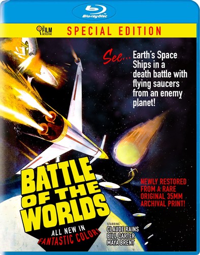 Battle Of The Worlds Film Detective (Blu-ray) Claude Rains Bill Carter ...