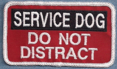 SERVICE DOG DO NOT DISTRACT - Service Dog vest patch | eBay