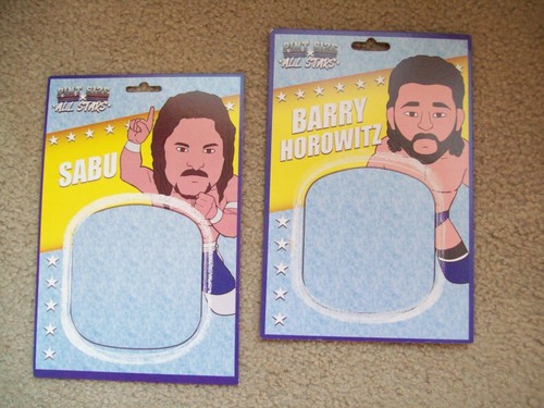 PINT SIZE ALL-STAR BIO-CARDS SABU AEW Pro Wrestling Loot MICRO BRAWLERS ...