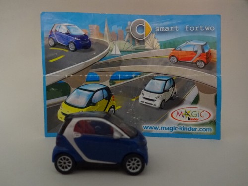 Auto Ferrero / 2007 - TT-089 - Smart Fortwo / Blauer Smart Coupe + BPZ ...