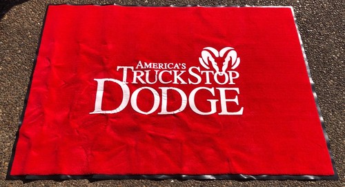 Vintage NOS Dodge Truck Dealership Rug America's Truck Stop Never Used ...