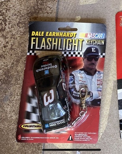 Dale Earnhardt Nascar Flashlight Key Chain new in package and a #3 Car ...