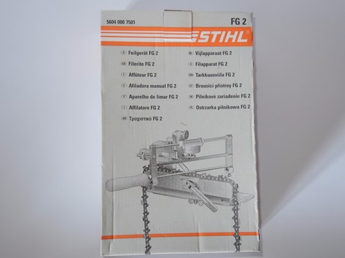 7501 Stihl Feilgerät FG2 für Tischbefestigung Präzisionsfeilgerät | eBay