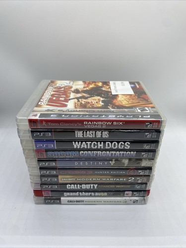 B6 Playstation 3 Games Lot Of 10 Ps3 War Military Shooter Crisis Games ...